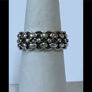 Jewelry | Dot Dash Type Design Around This Sterling Ring | Poshmark